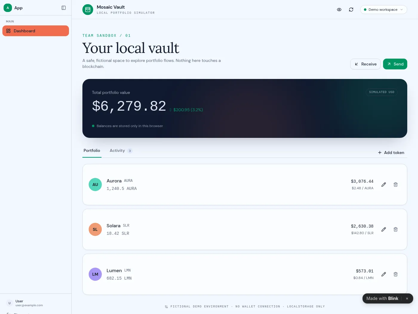 Phantom Mock Wallet