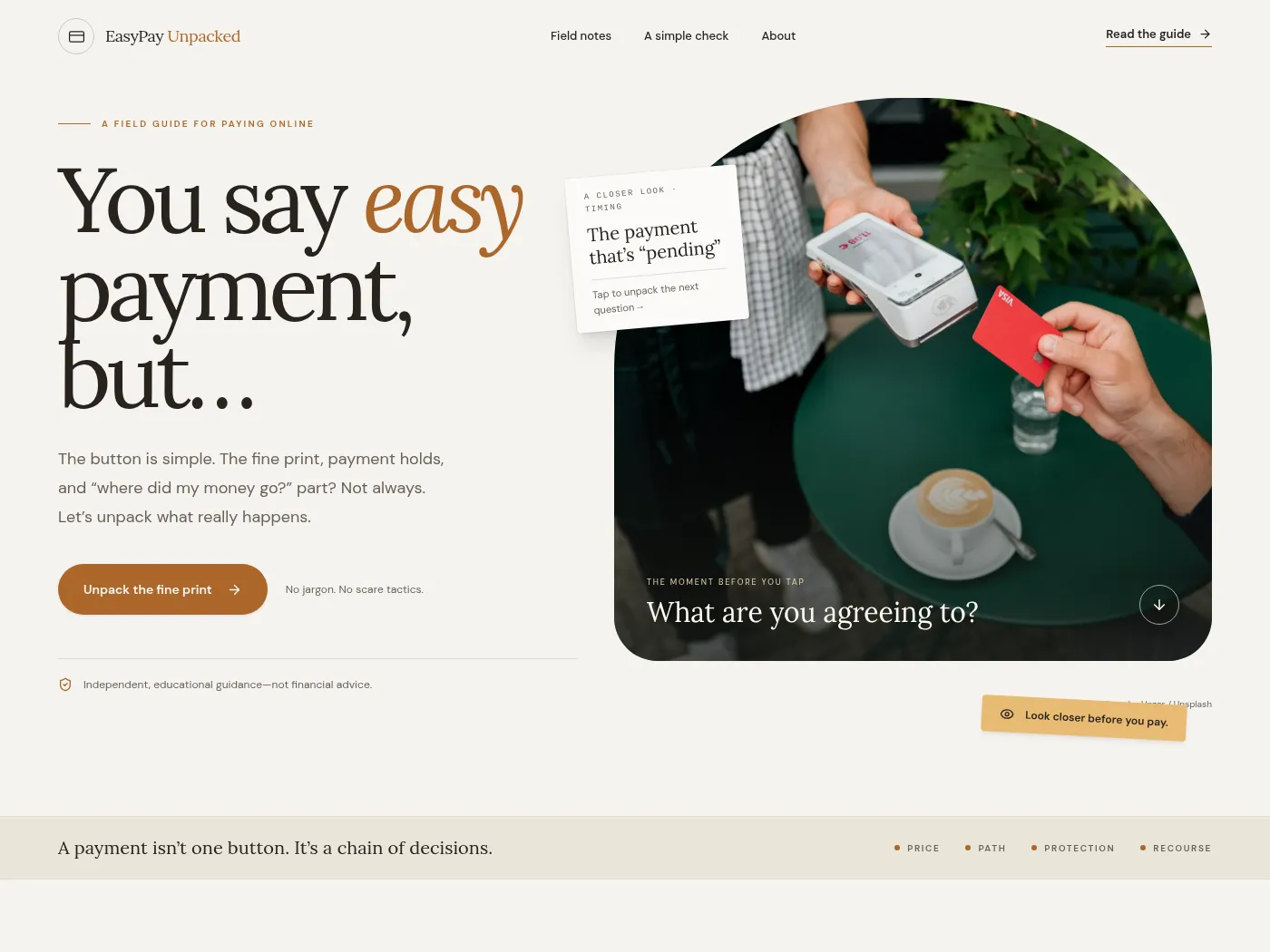 EasyPay Unpacked