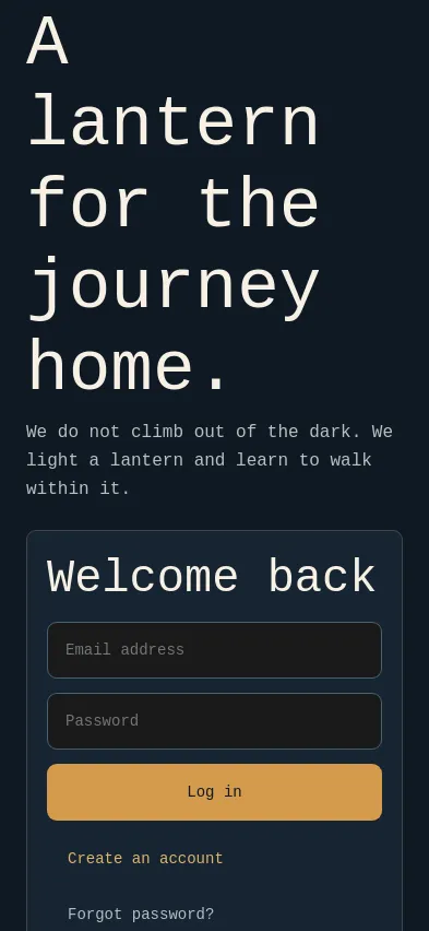 Shadowlight Recovery App