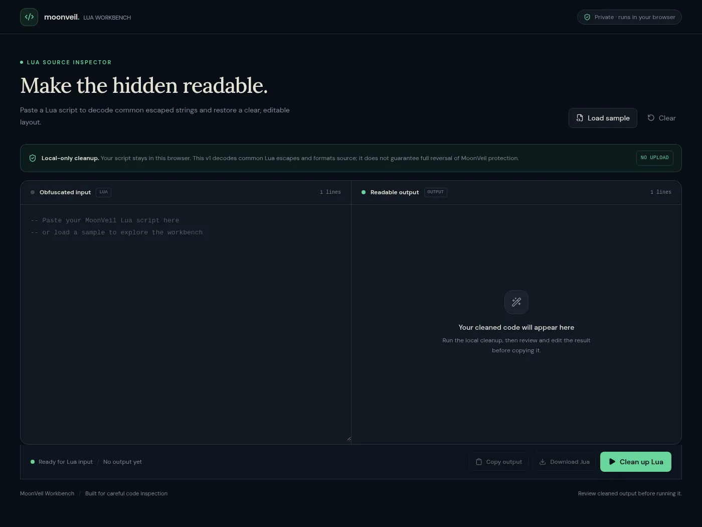 MoonVeil Lua Deobfuscator