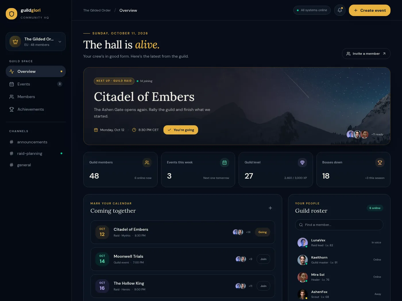 Guild Glori Bot