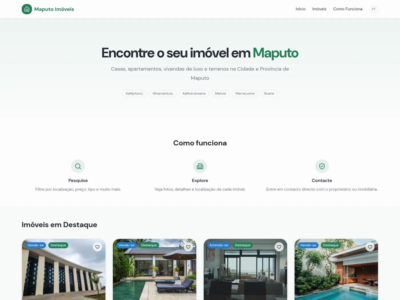 Maputo Real Estate Portal