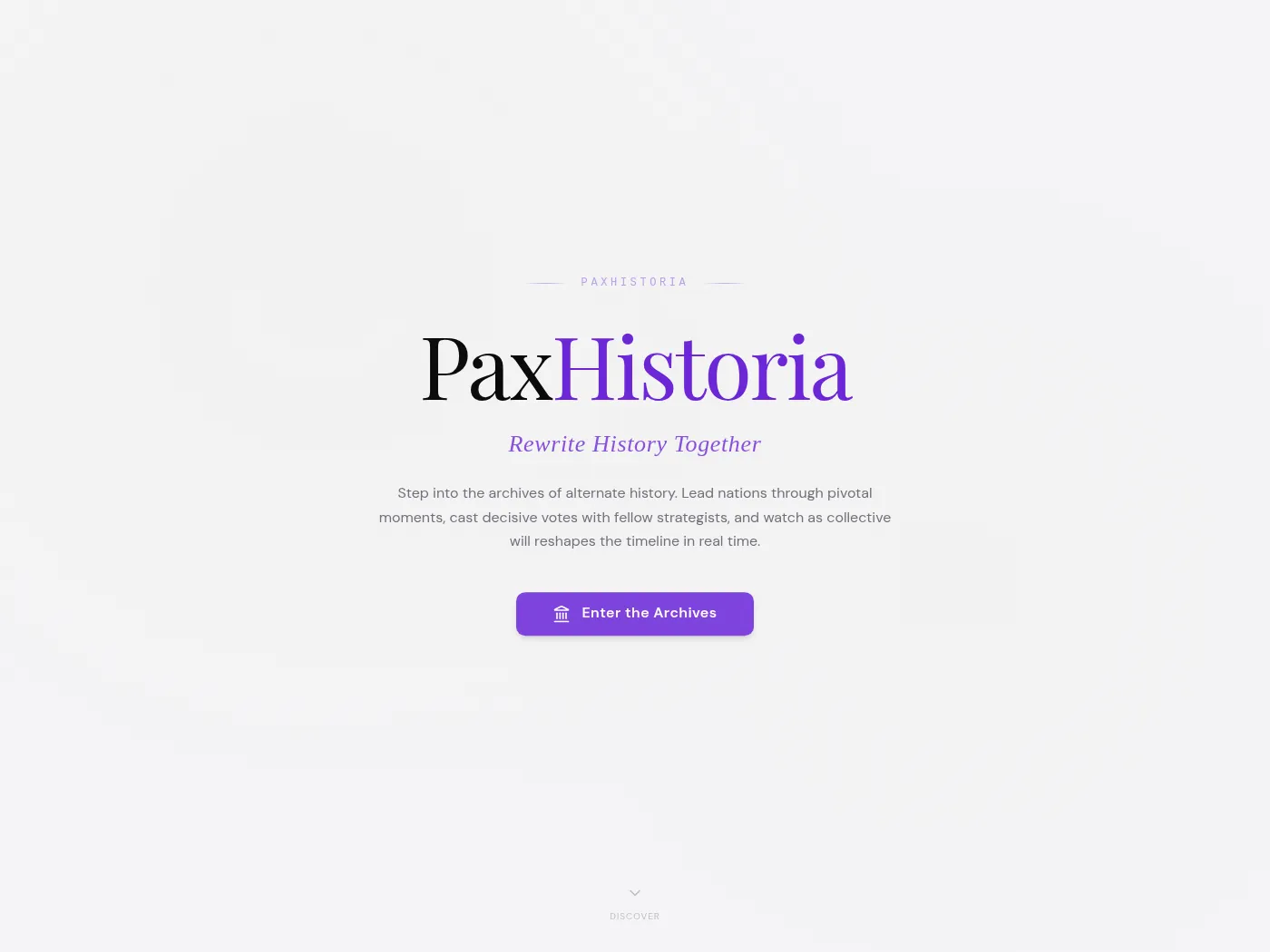 PaxHistoria Web Game