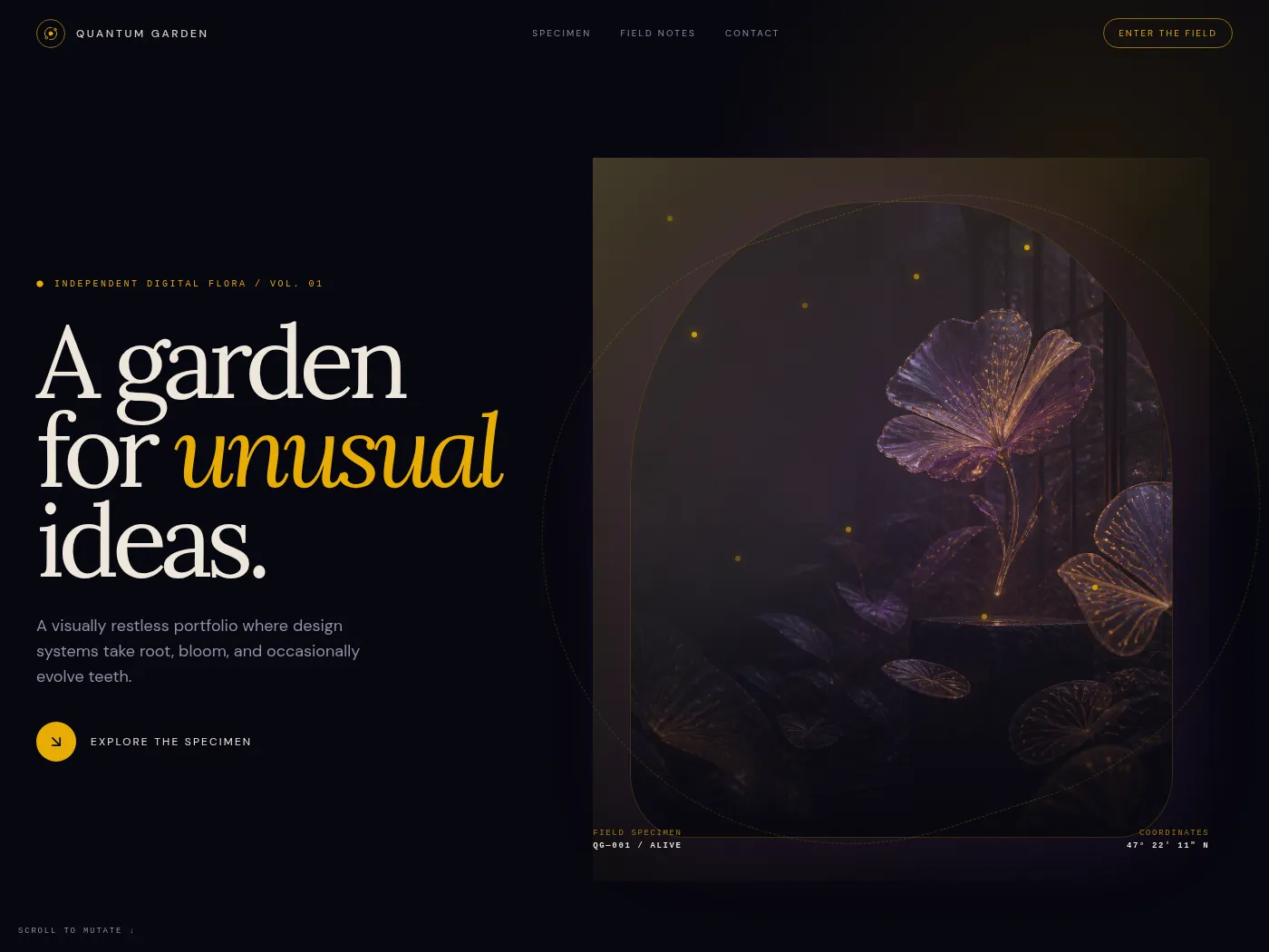 Quantum Garden Landing