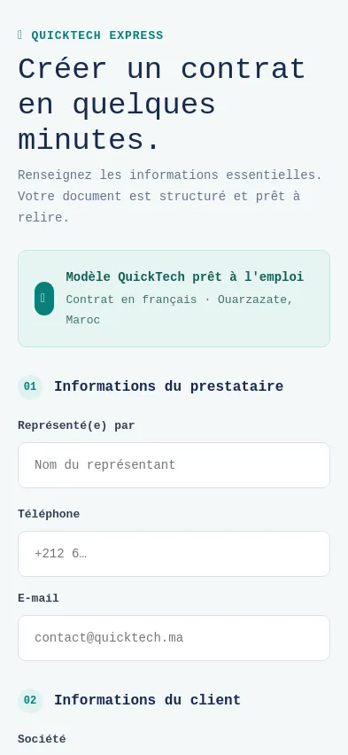 QuickTech Maintenance App