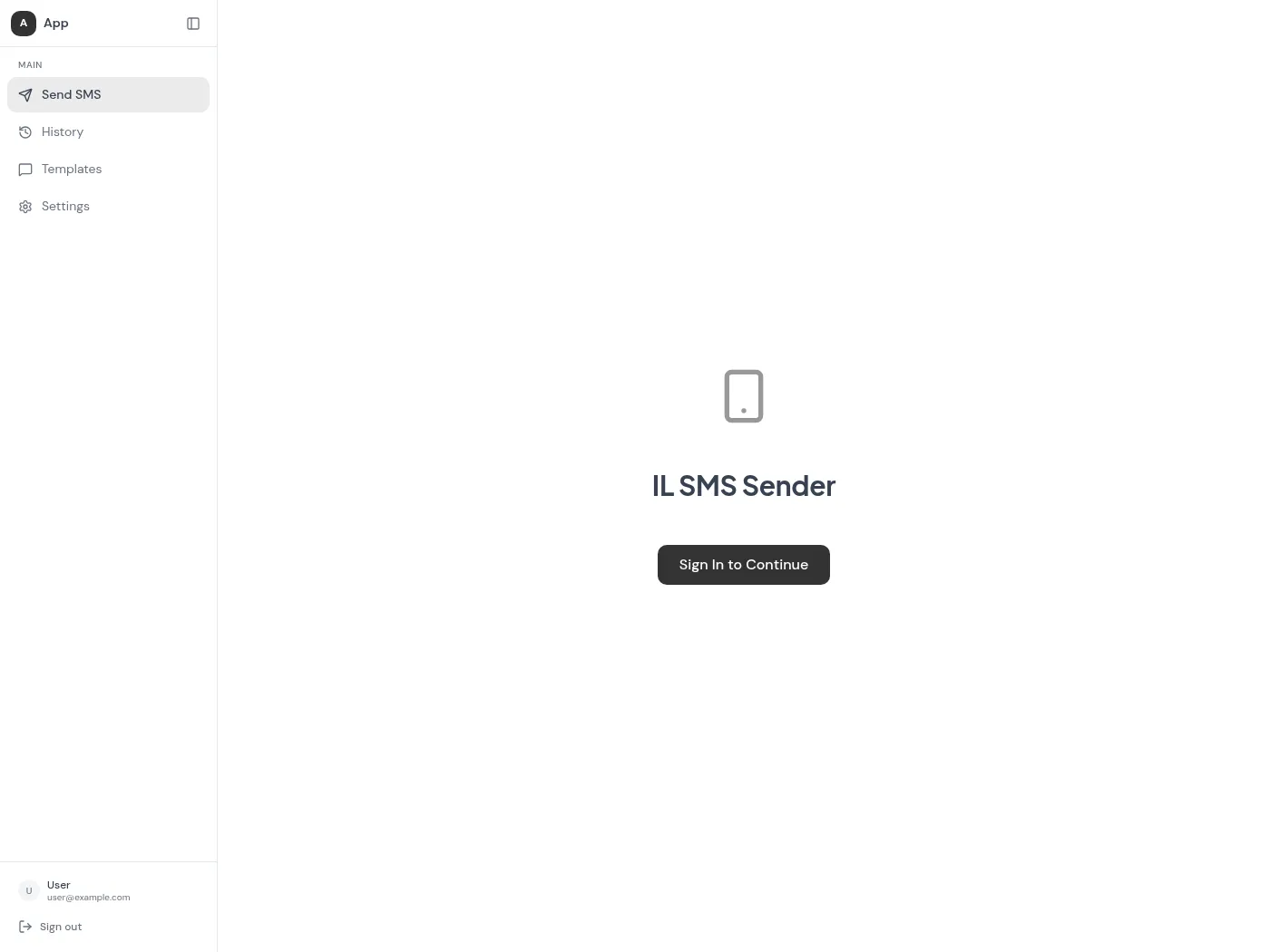 Israeli SMS Sender