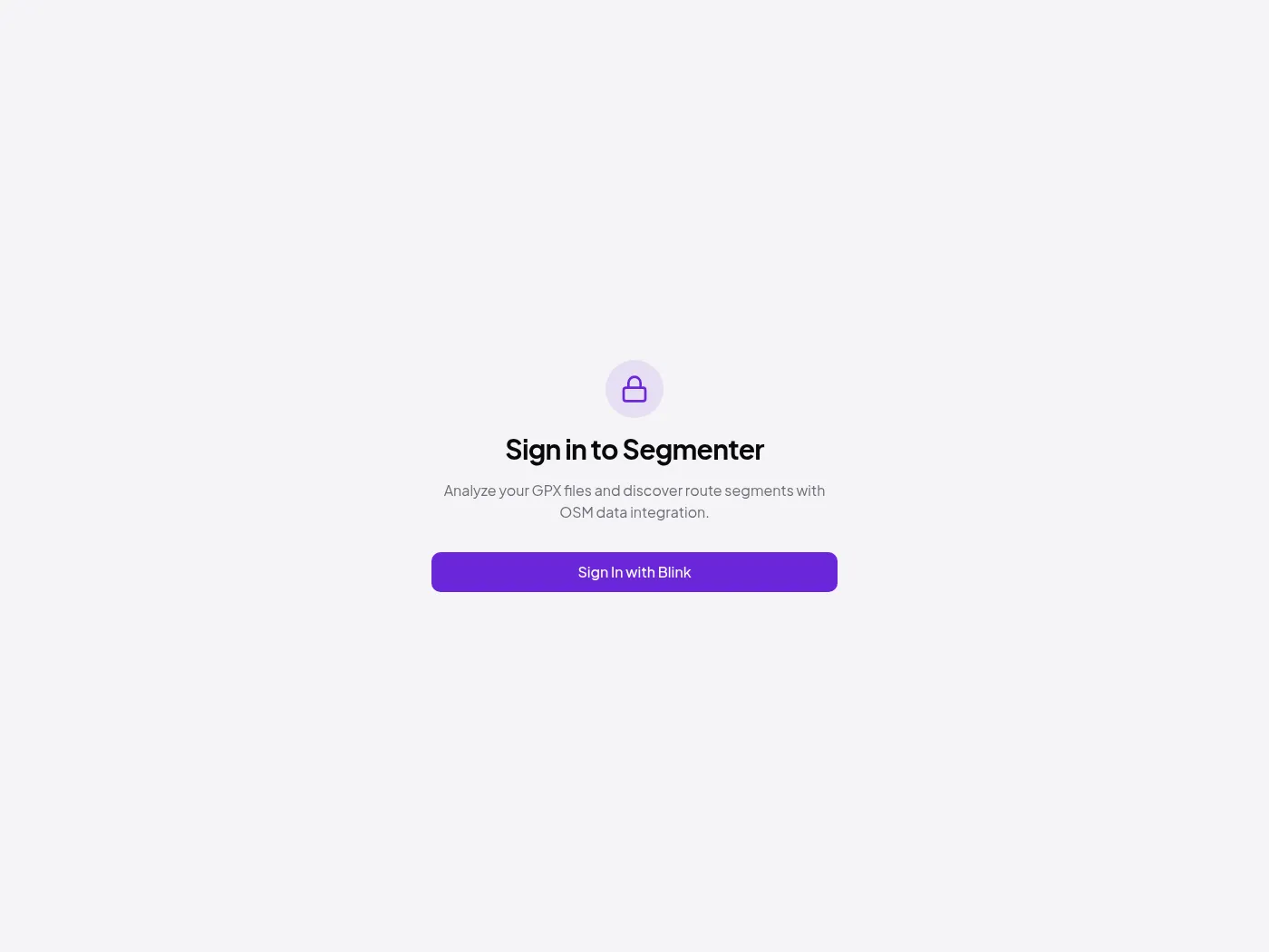 GPX Route Segmenter