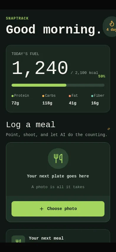 SnapTrack Nutrition