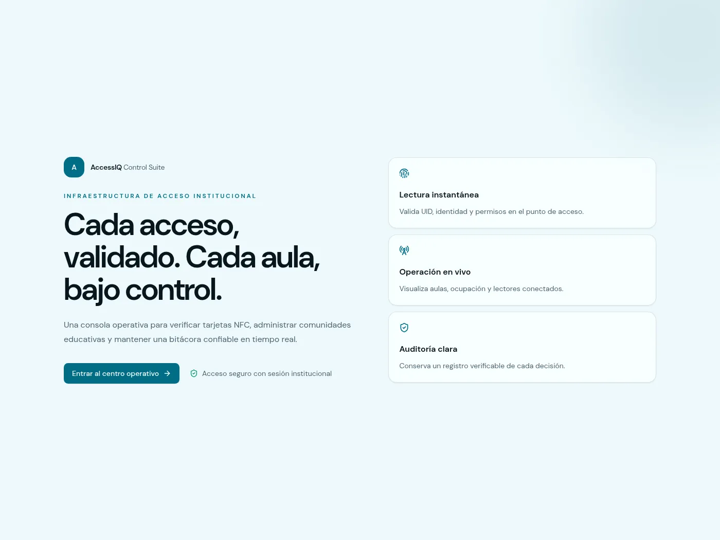 AccessIQ Control Suite