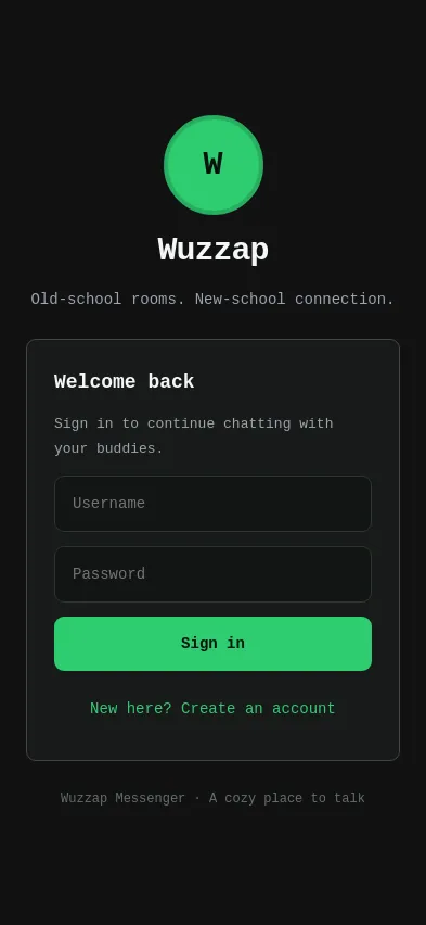 Wuzzap Messenger Mobile