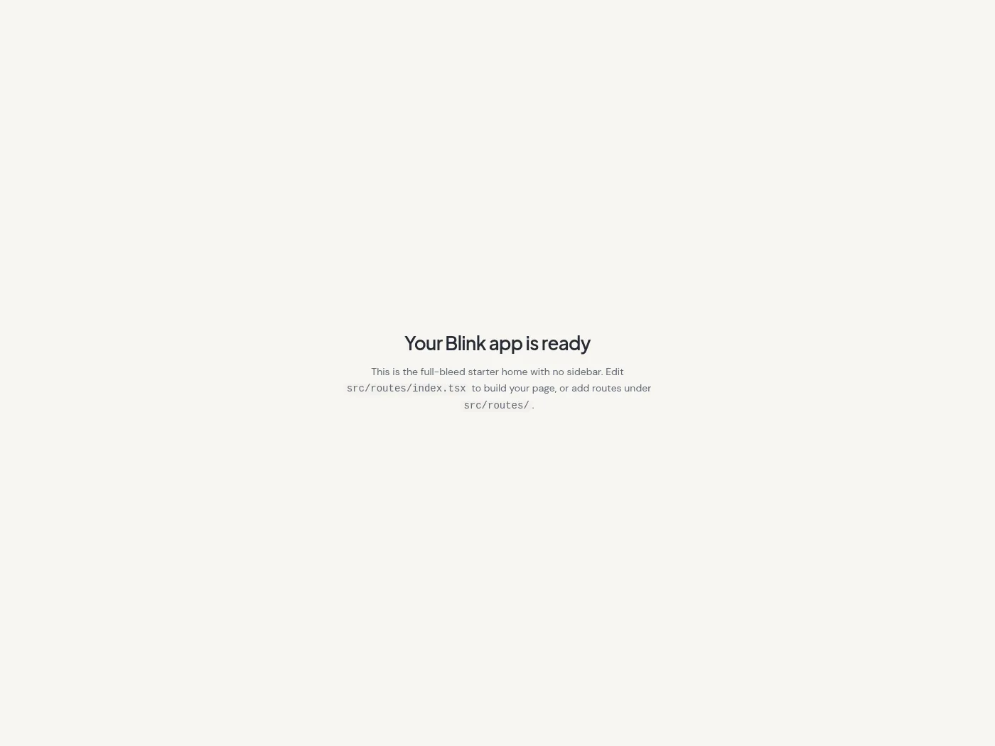 Dream App Starter