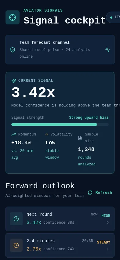 Aviator Signal Predictor