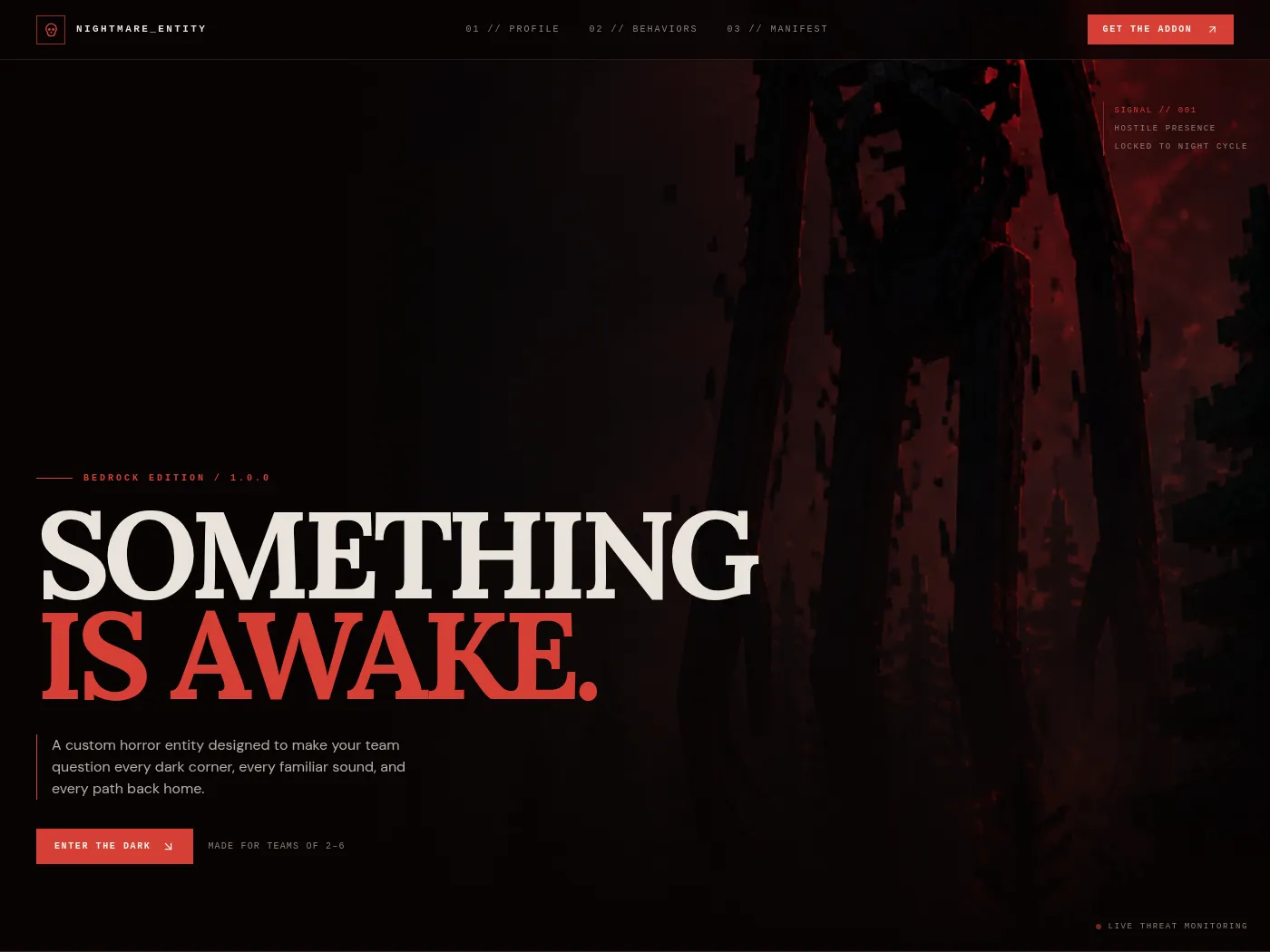 Nightmare Entity Addon