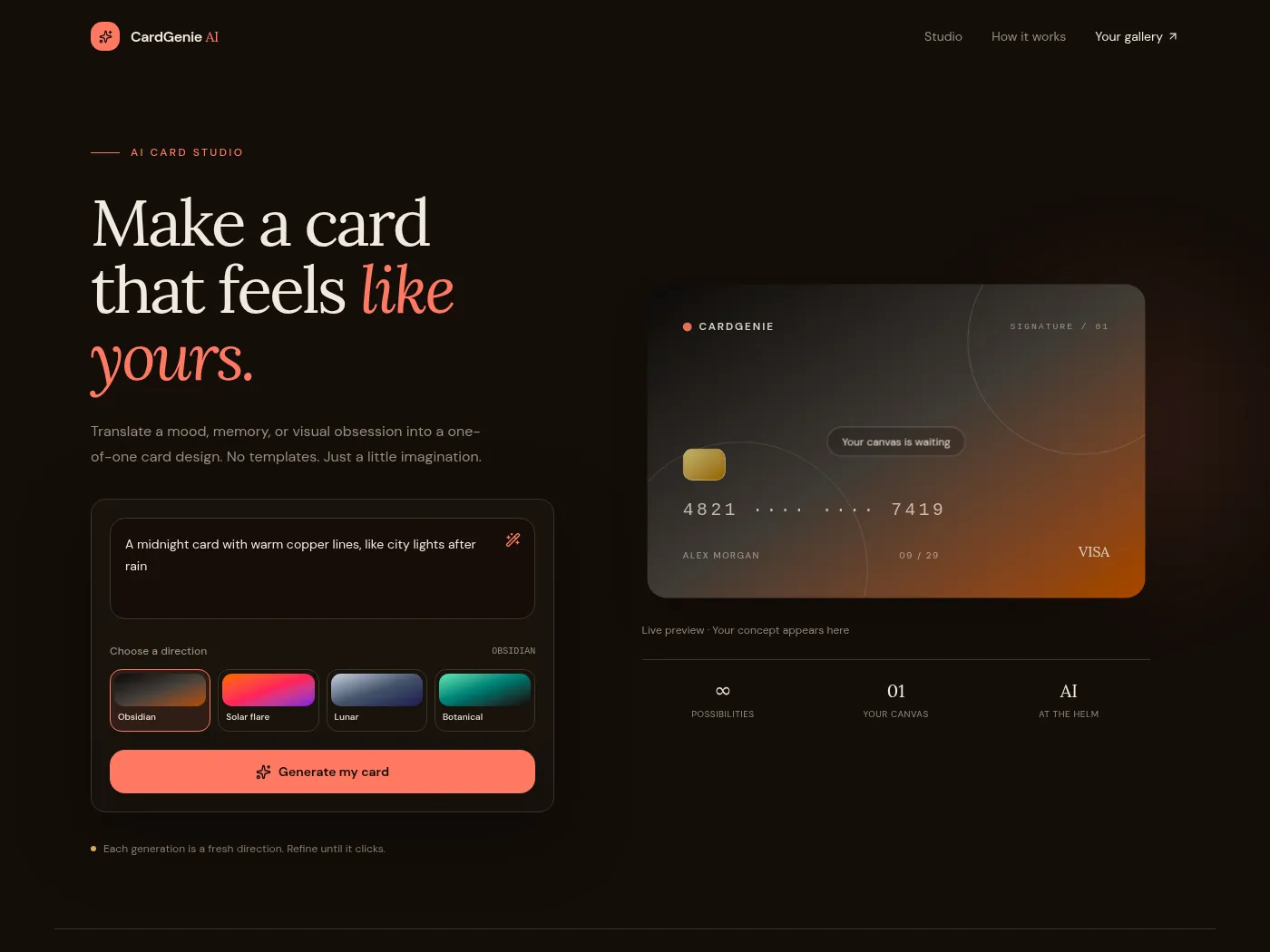 CardGenie AI
