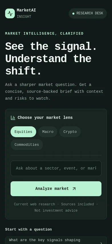 MarketAI Insight