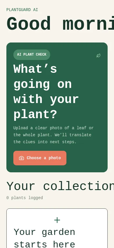 PlantGuard AI App