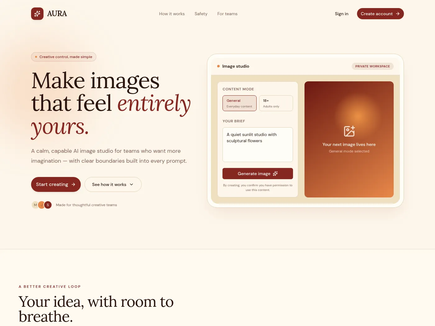 AI Safe Image Creator