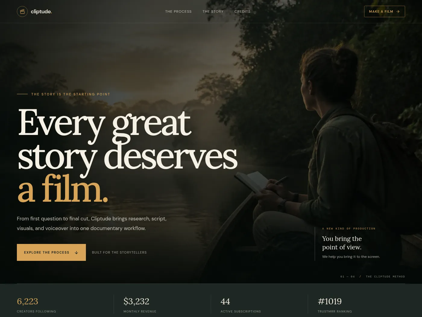Cliptude AI Documentaries