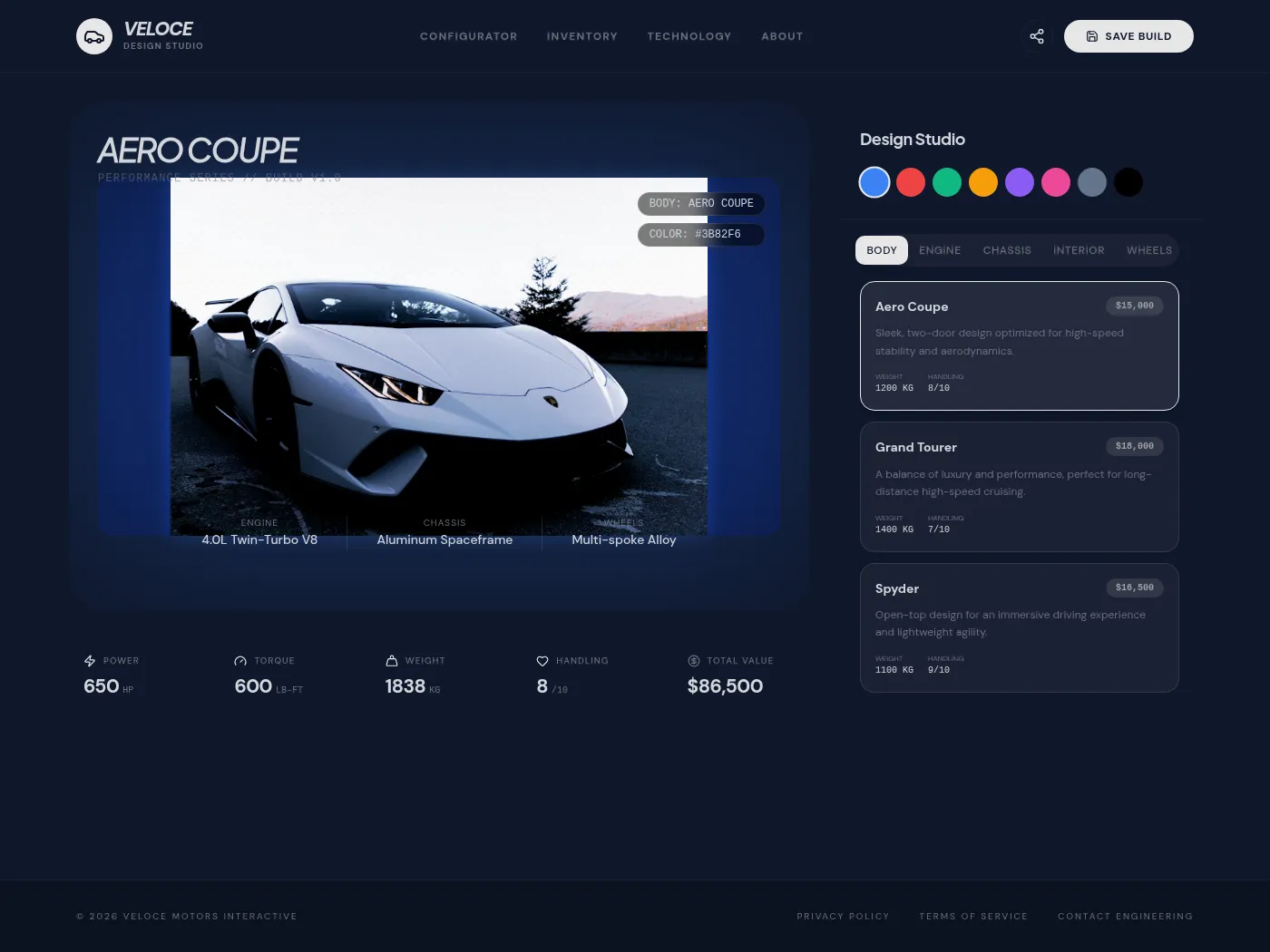 Custom Car Designer