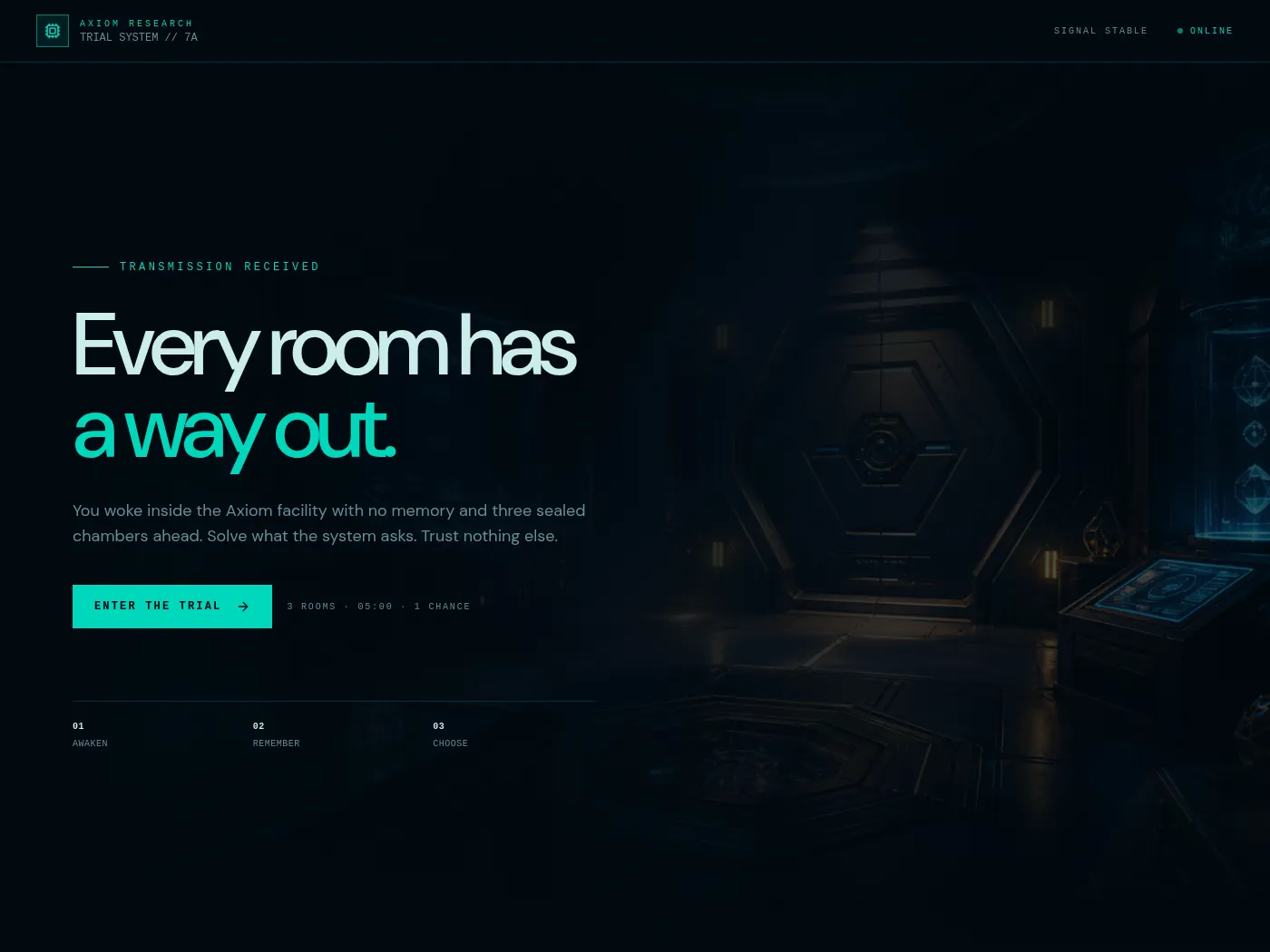 Room Trials Game
