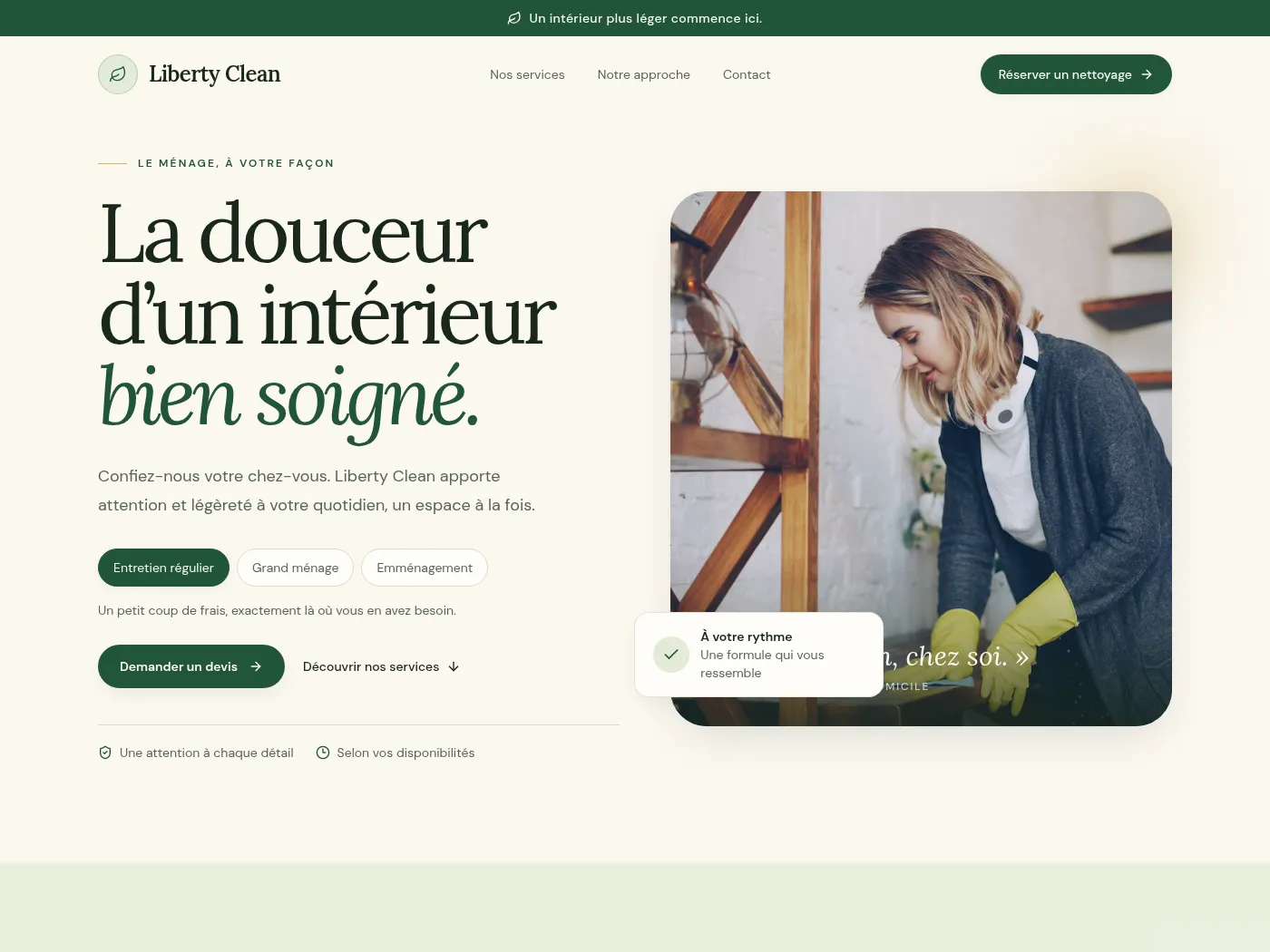 Liberty Clean Website