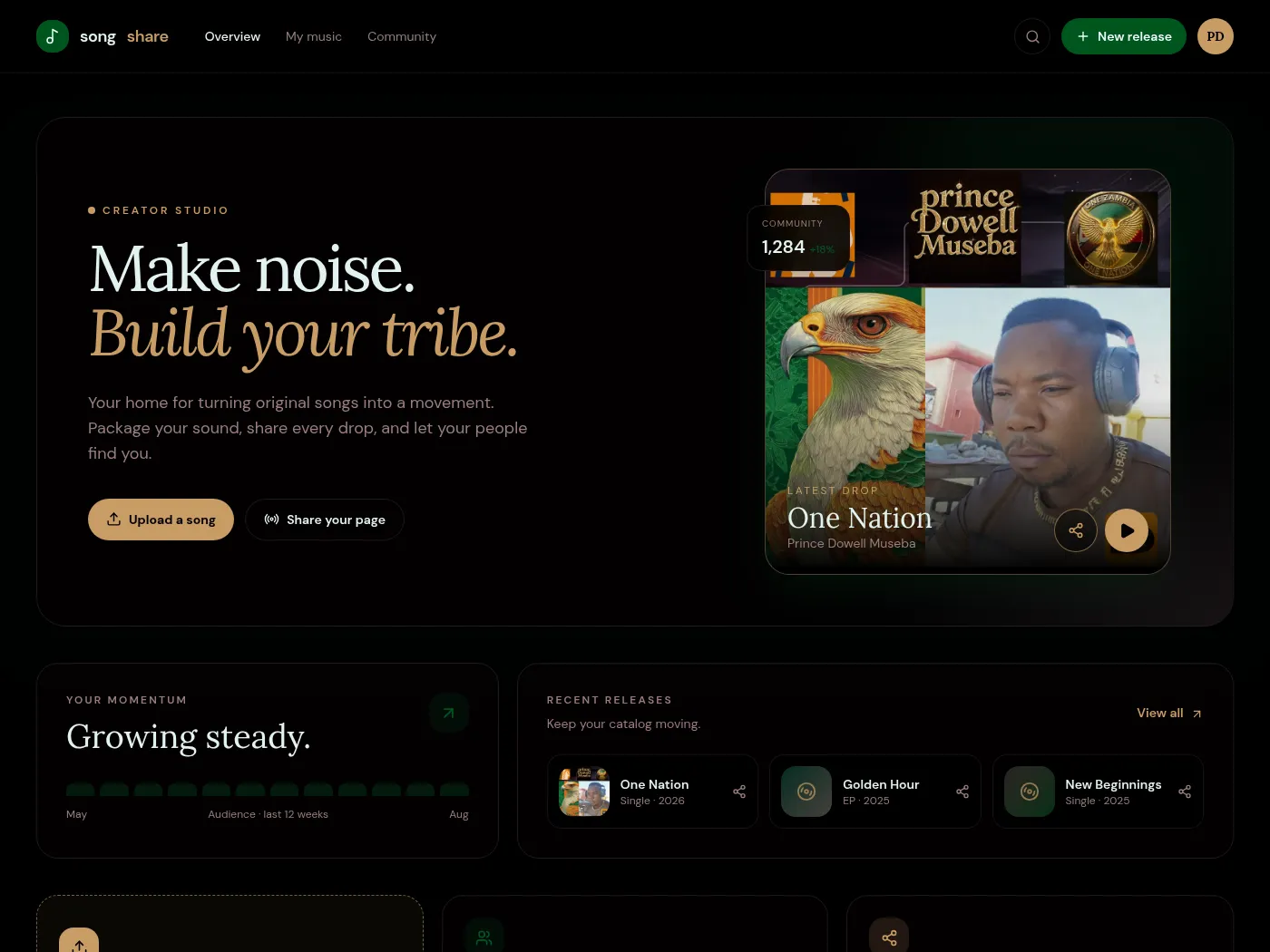 SongShare Social Hub