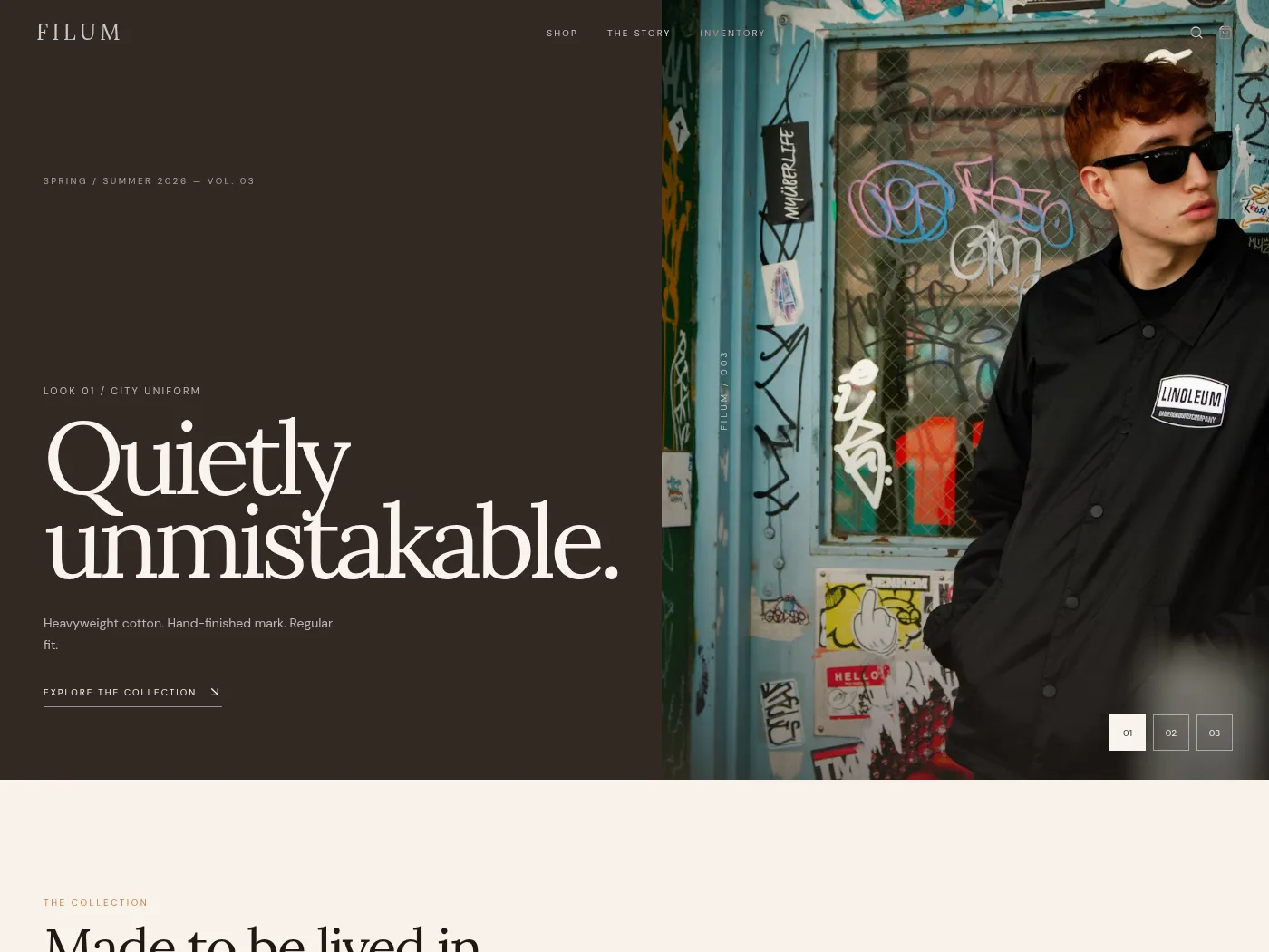 FILUM Premium Storefront