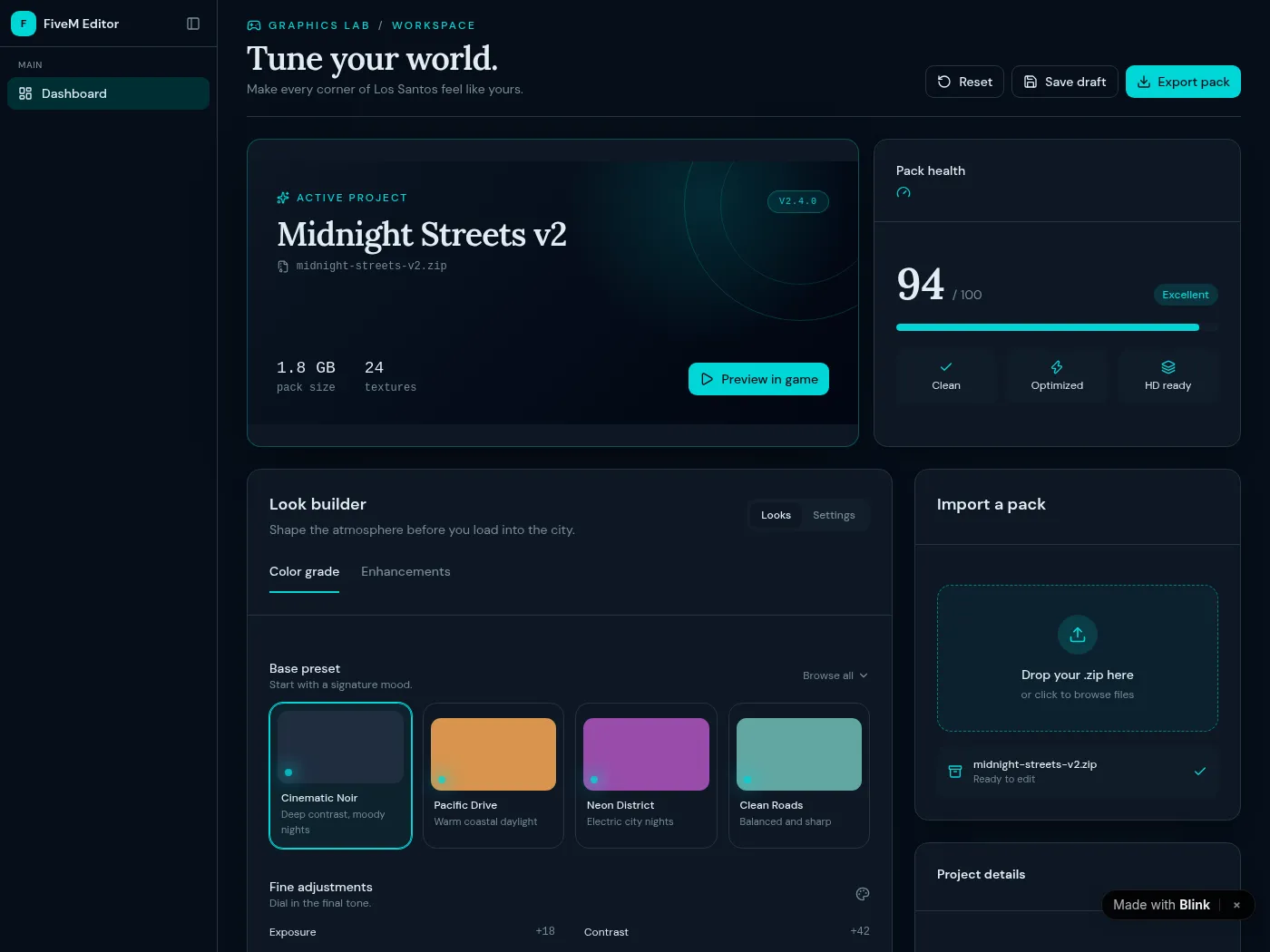 FiveM Graphic Pack Tool