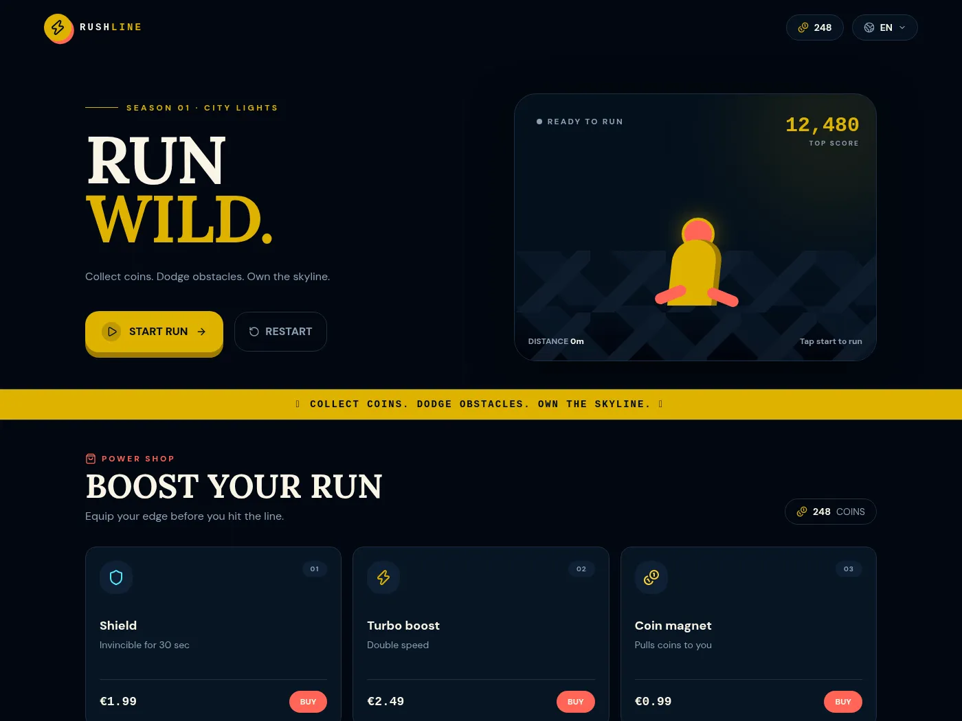 Infinite Runner Multilingual