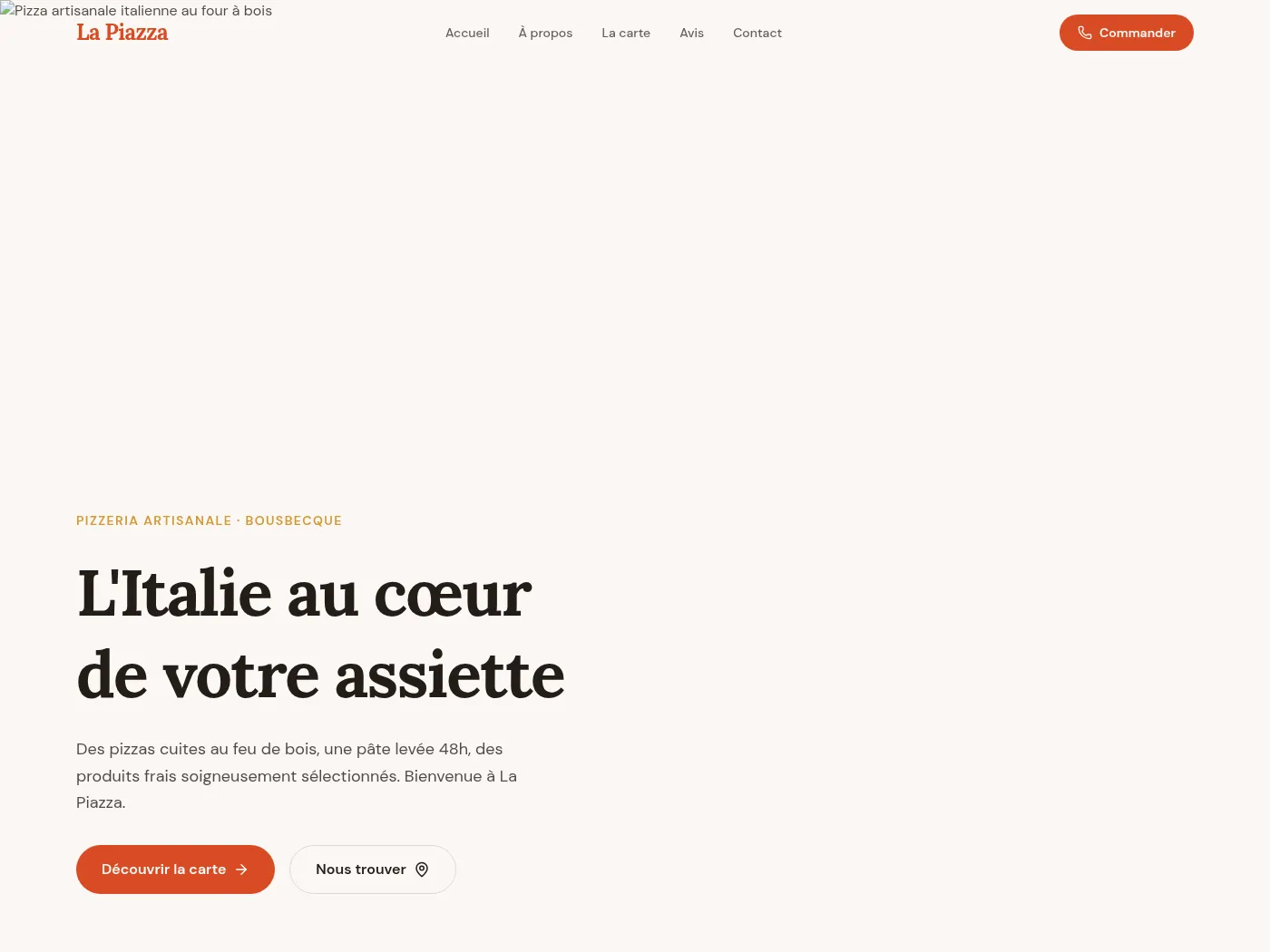 La Piazza Showcase Site