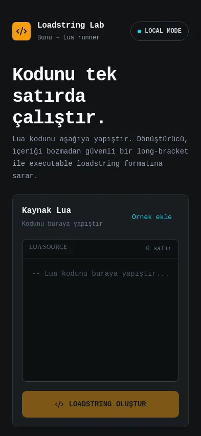 Lua Loadstring Converter
