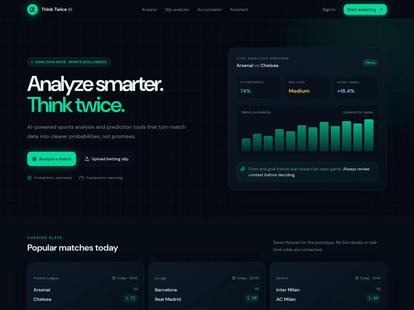 Think Twice AI Sports Hub