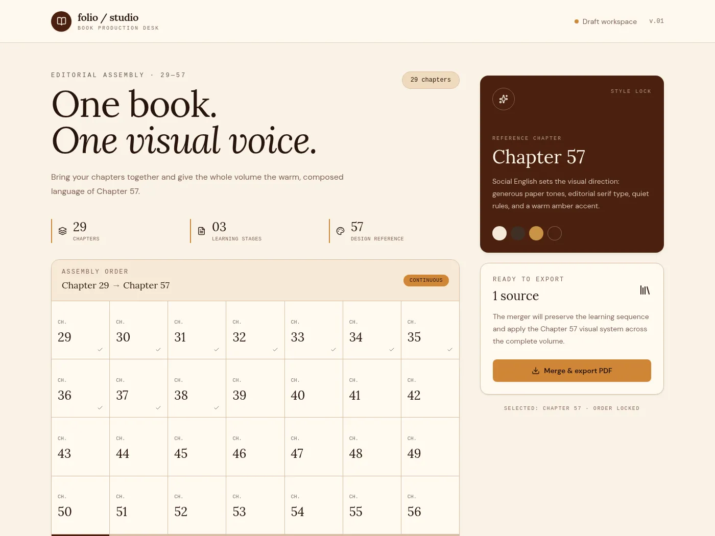 Unified Book Merger