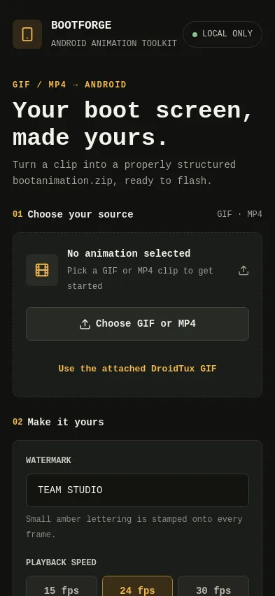 BootAnimation Maker
