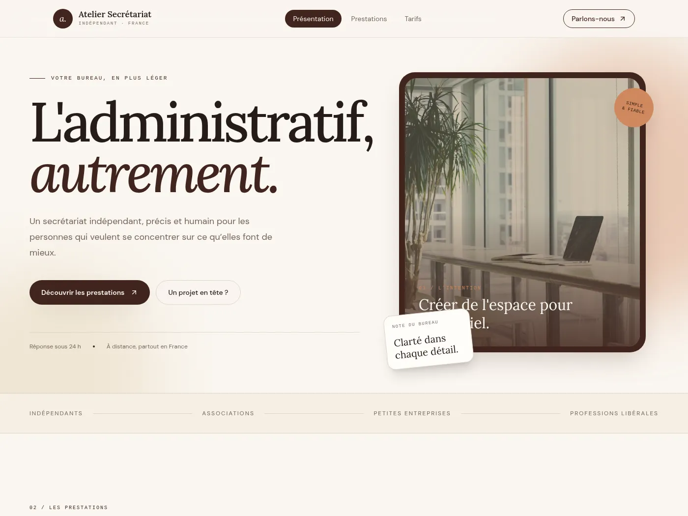 SecreWeb Micro-Business Site
