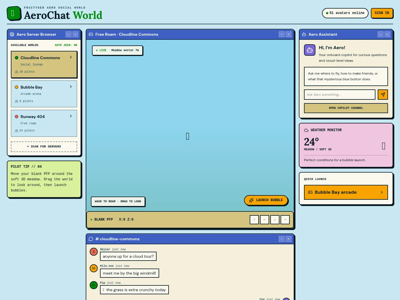 AeroChat Playground