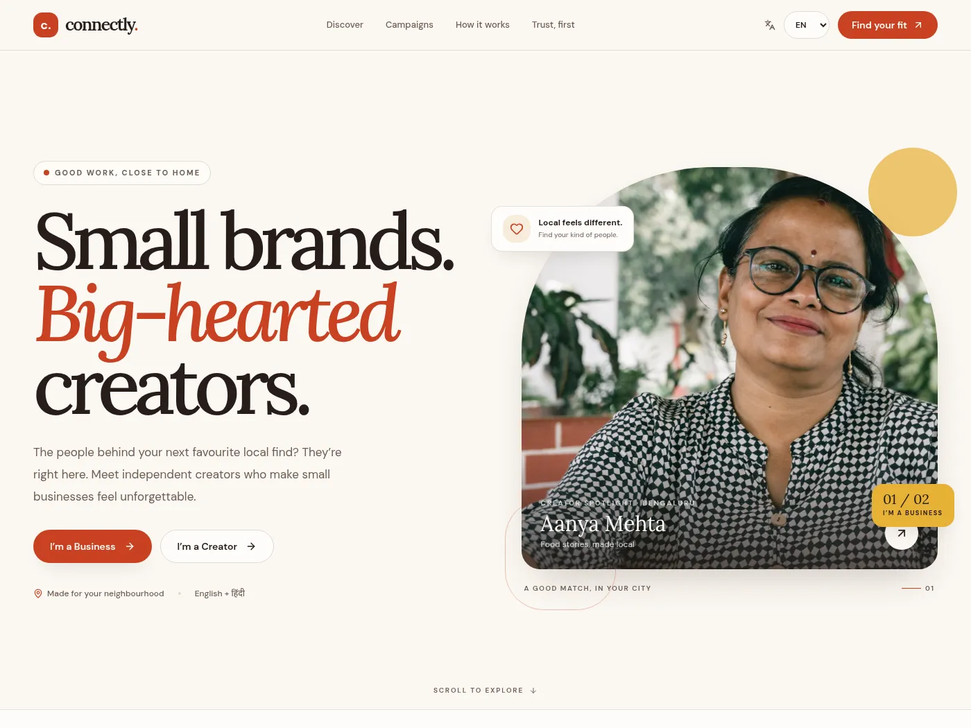 Connectly India Marketplace