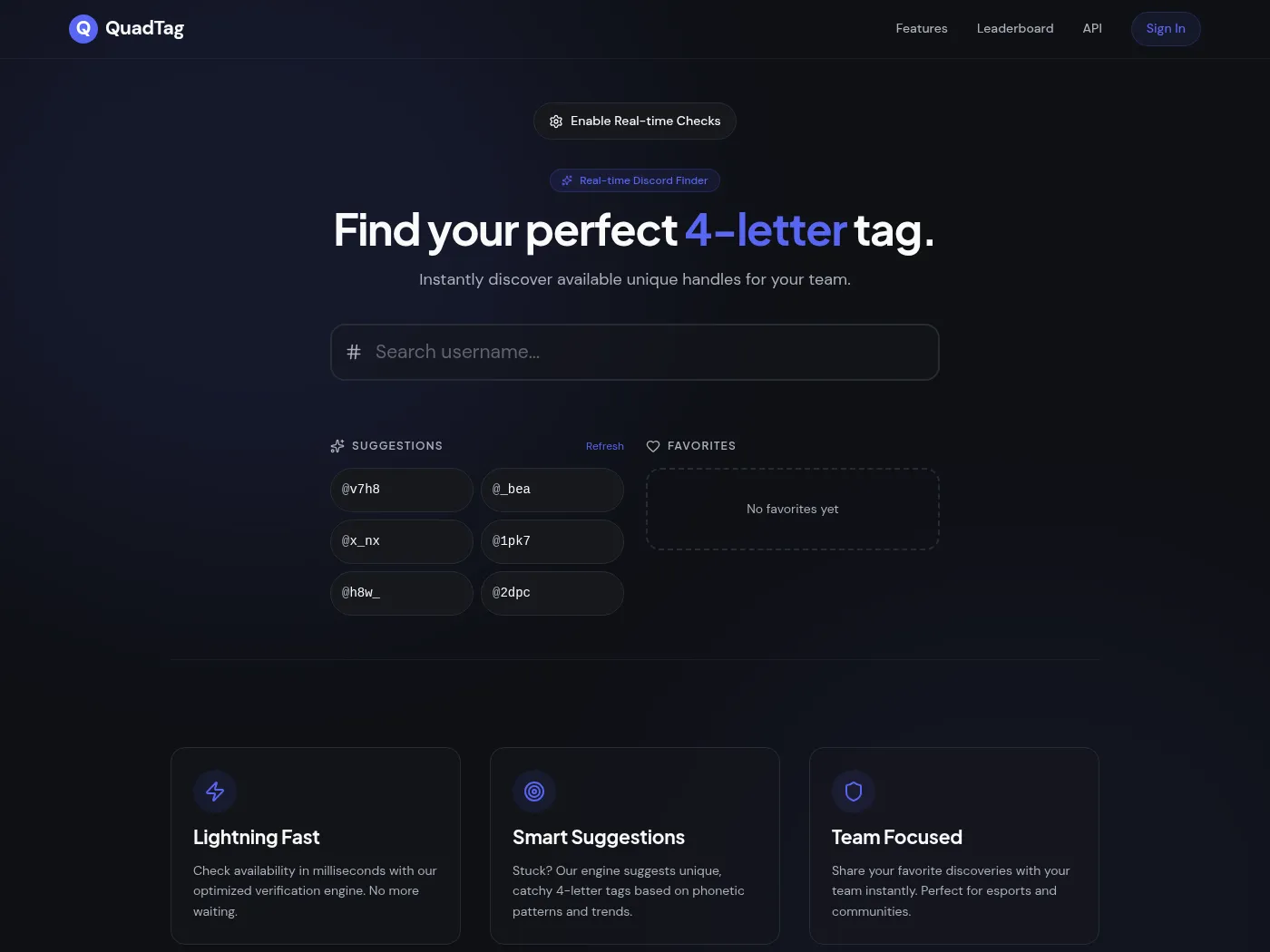 QuadTag Finder
