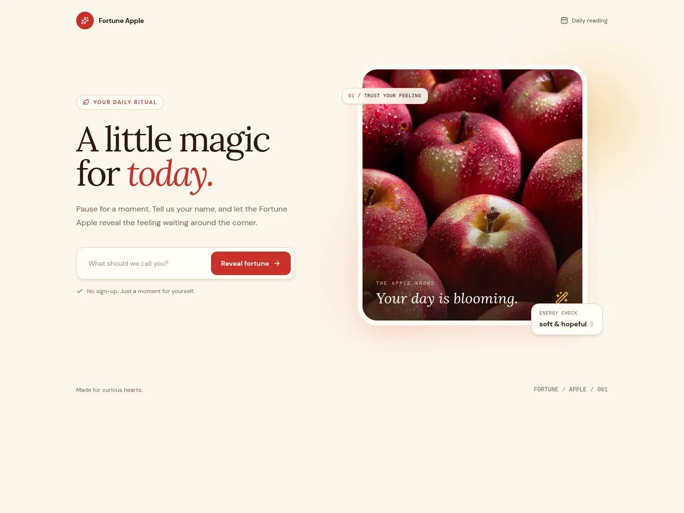 Fortune Apple Predictor