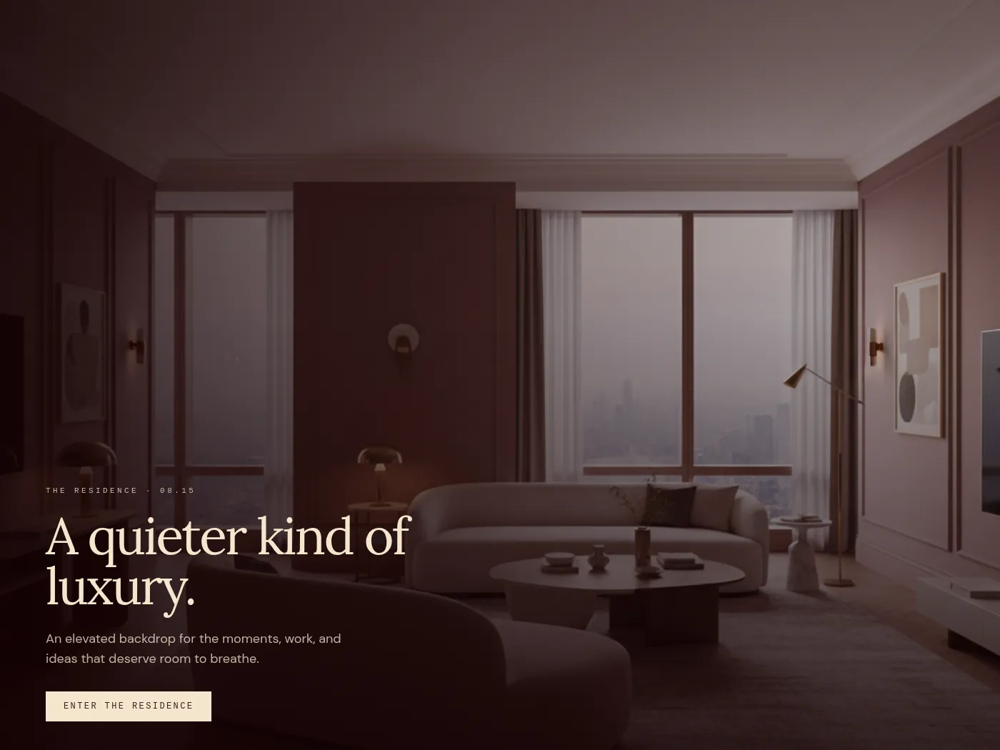 Luxury Apartment Backgrounder