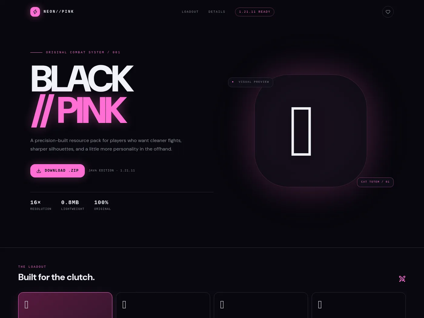 Neon Pink PvP Pack