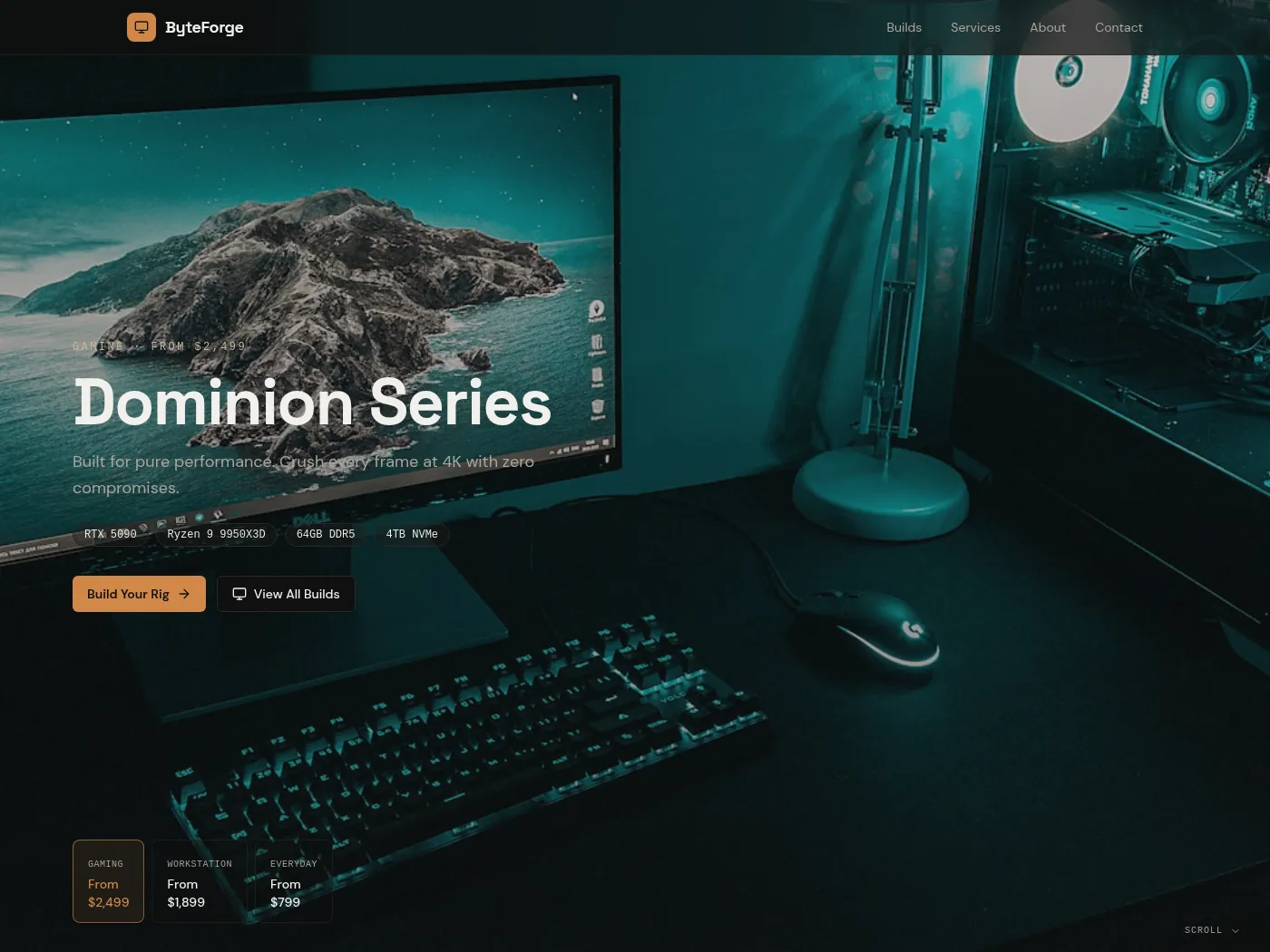 PC Shop Website
