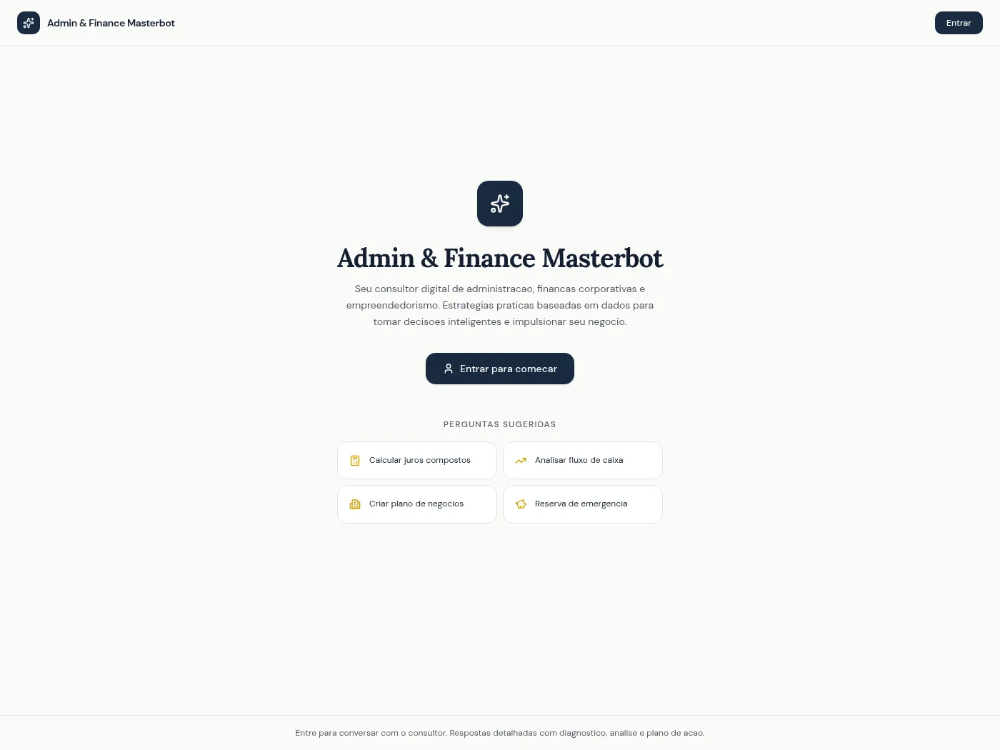 Admin & Finance Masterbot