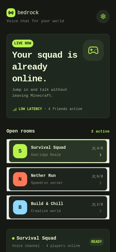 Bedrock Voice Chat