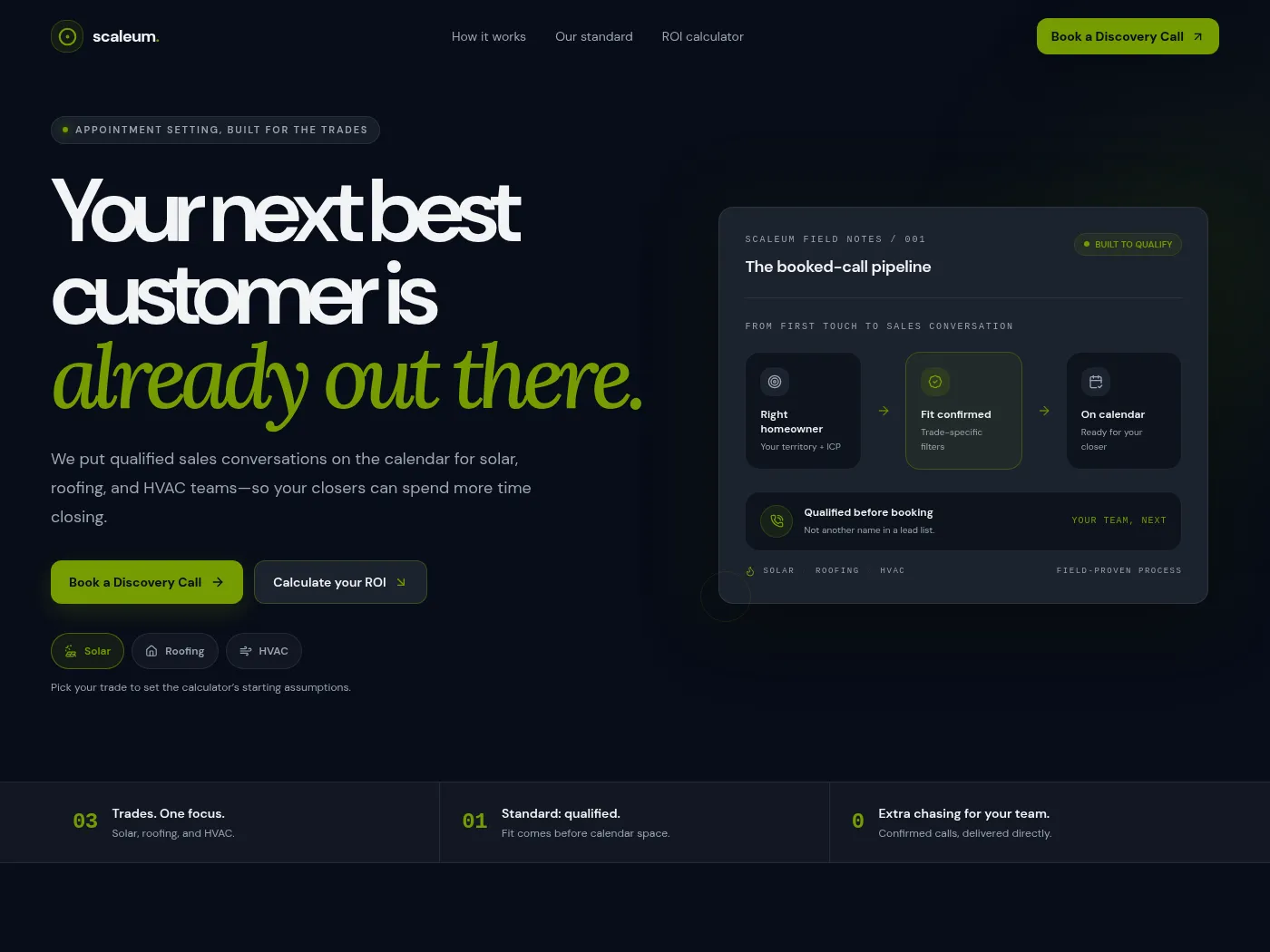 Scaleum Agency Landing