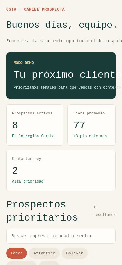 Caribe Prospecta App