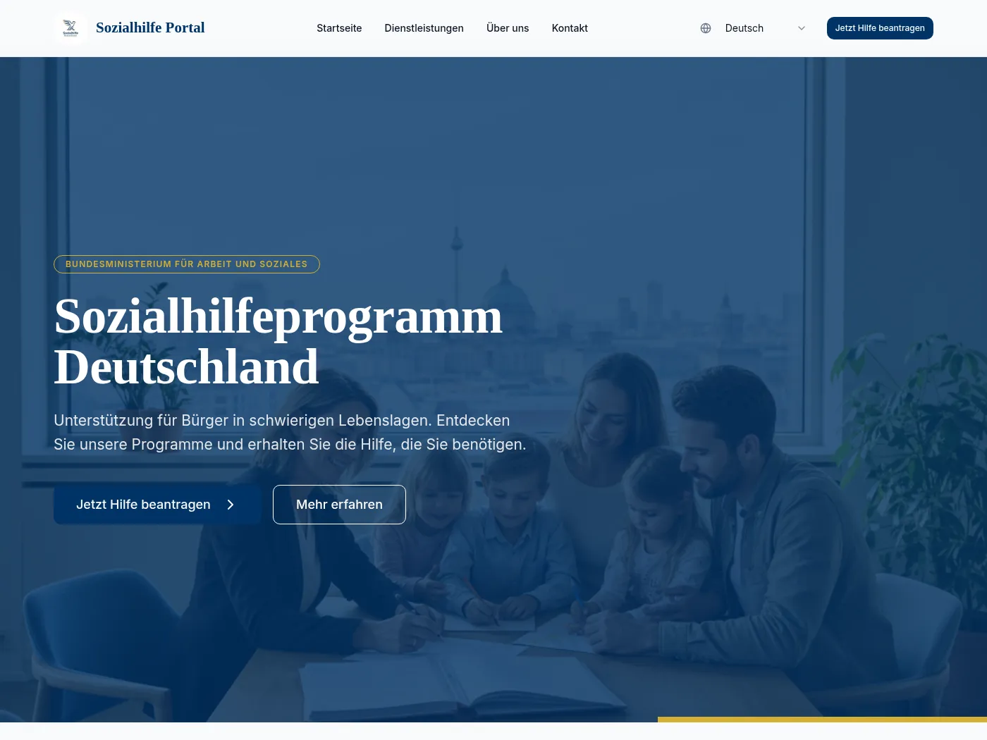 Allemagne Sozialhilfe Portal