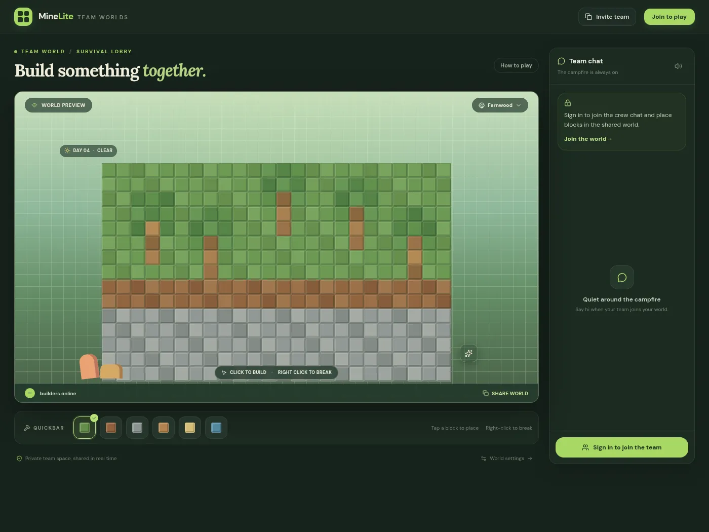 MineLite Web Client