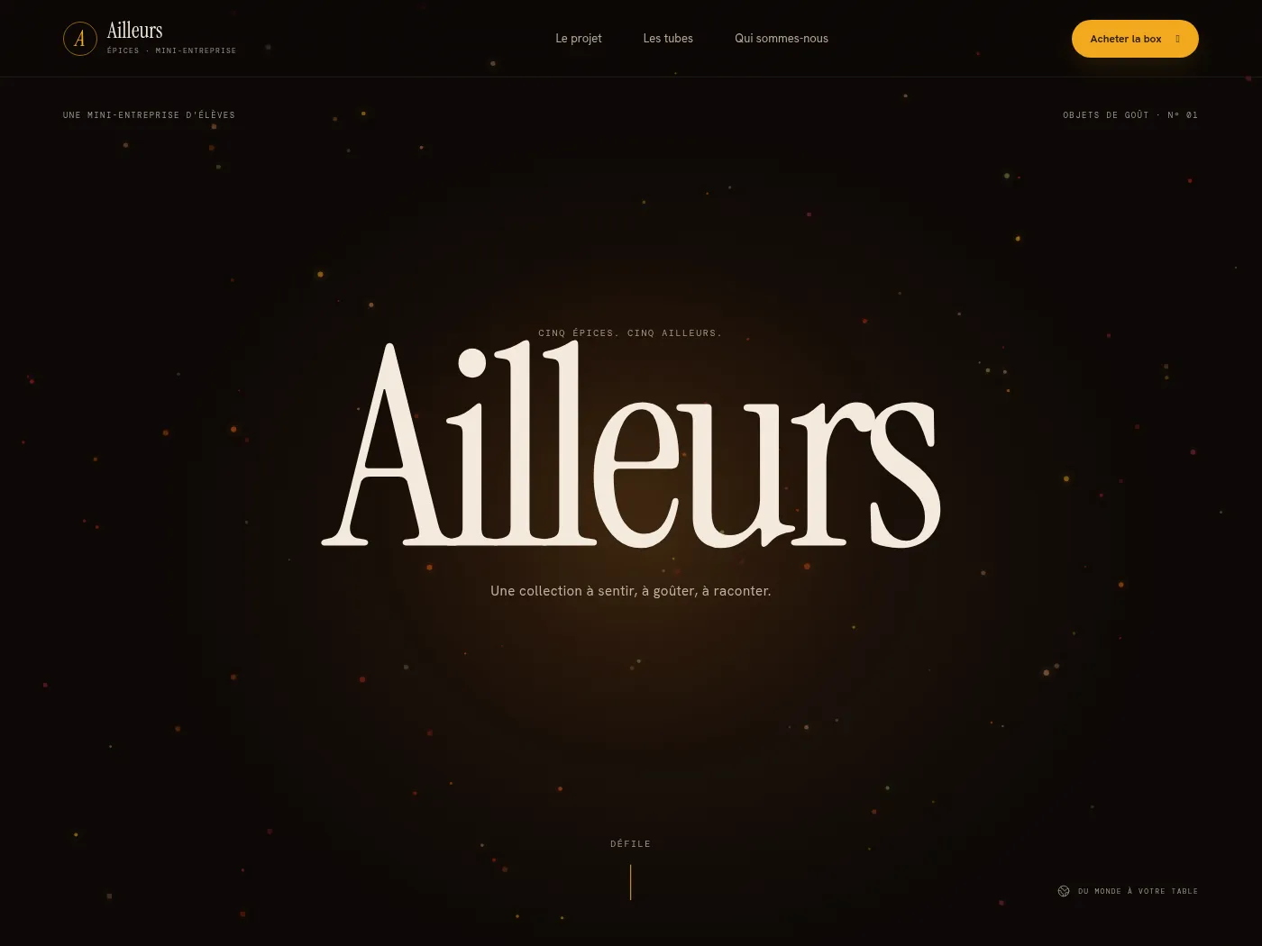 Ailleurs Épices Scroll Site