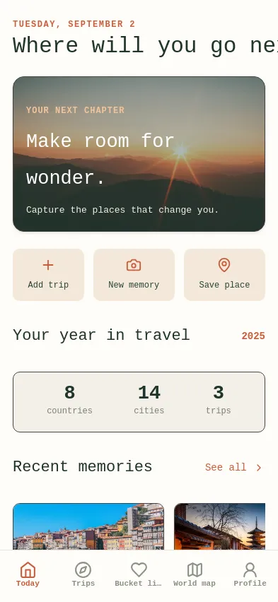 Travel Journal App